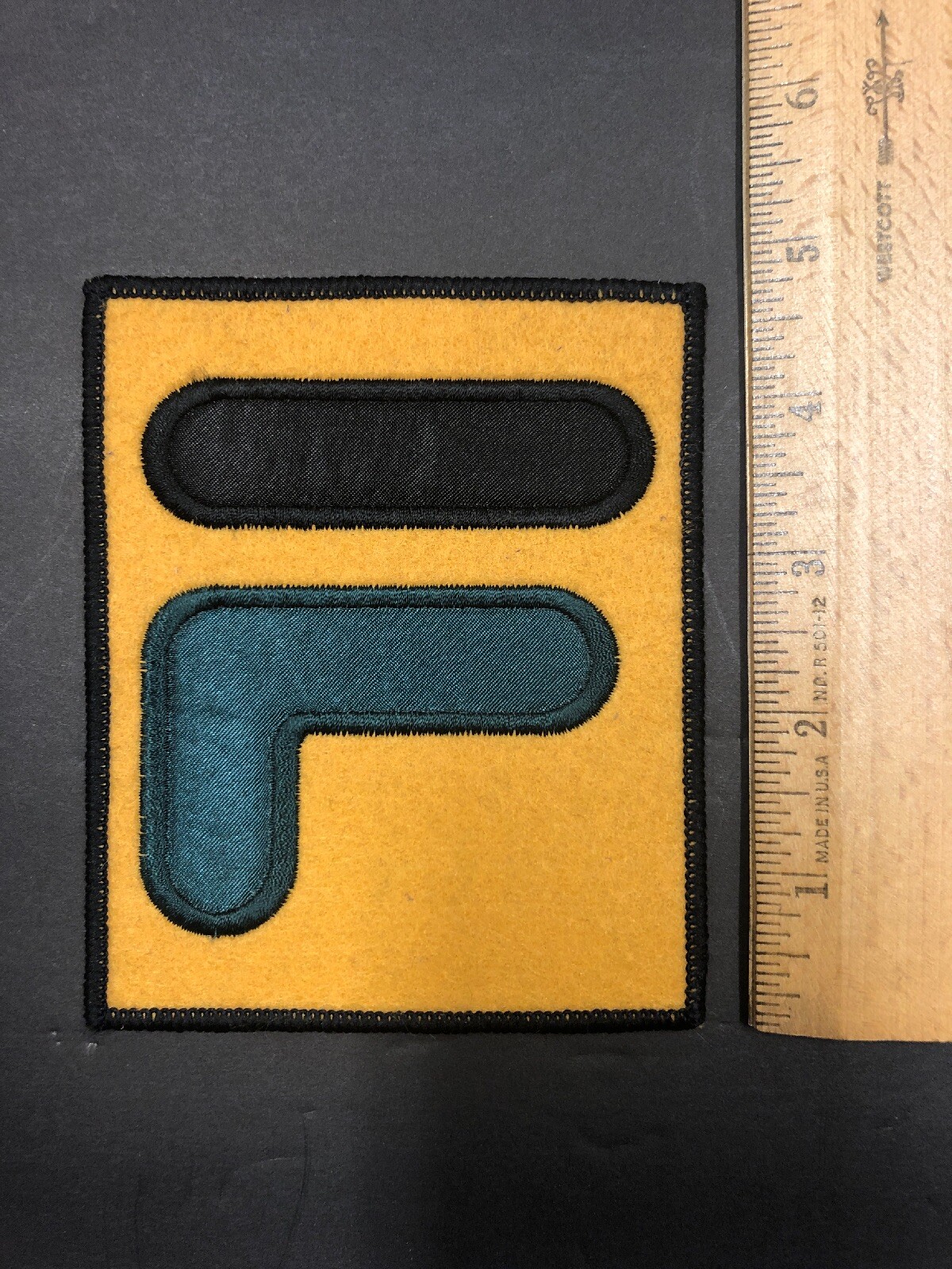 Vintage FILA LOGO Square Felt Patch-Sew On 4”x 4.5” RARE | eBay
