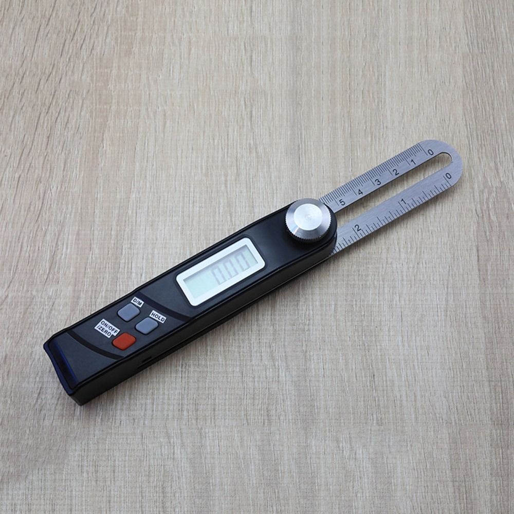 Stainless Steel Digital Protractor Gauge 360 Degree Angle Finder ...