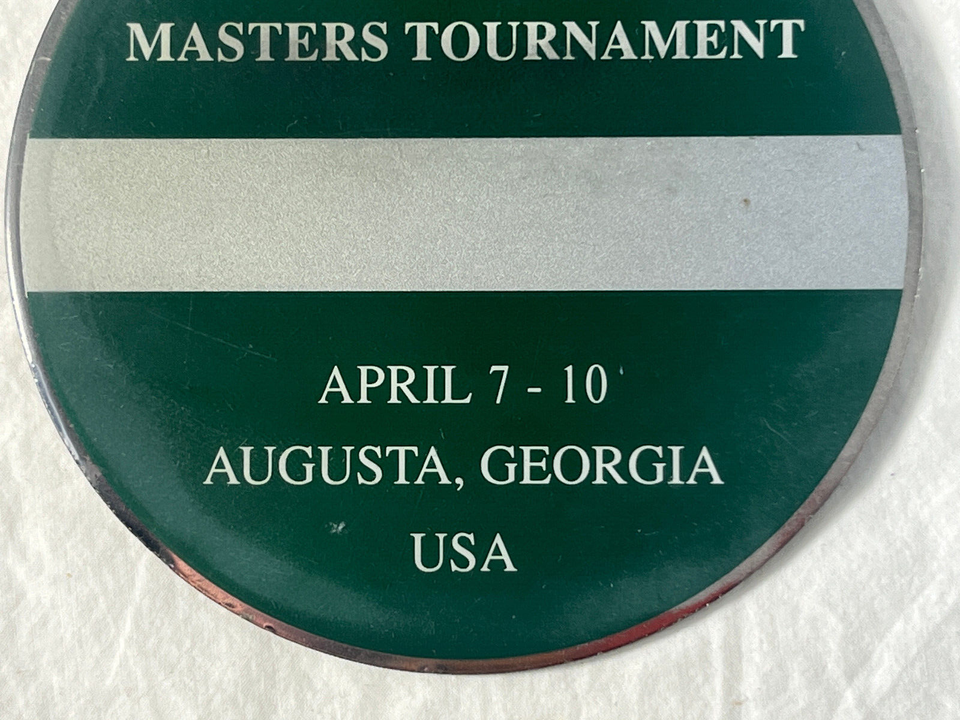 New 2005 Masters AUGUSTA GOLF TOURNAMENT Bag TAG in Case w/Strap | eBay