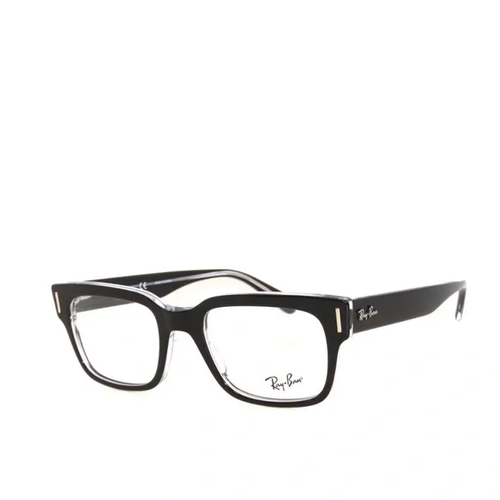 Ray Ban Jeffrey 5388 2034 51 Black Transparent Eyeglasses RX5388 | eBay
