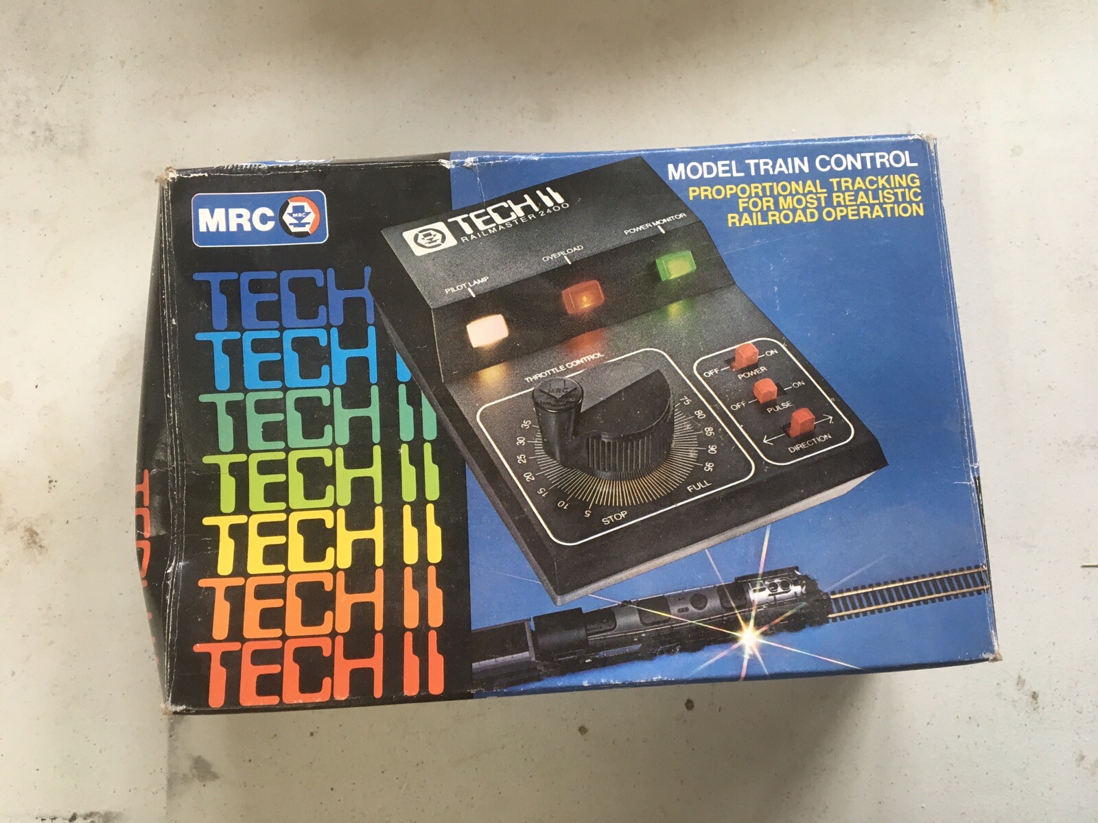 HO Model Train Controller Tech II Rail master 2400 | eBay