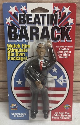 Vintage 2009 Pipedream Products Beatin Barack Wind Up Toy Adult ...