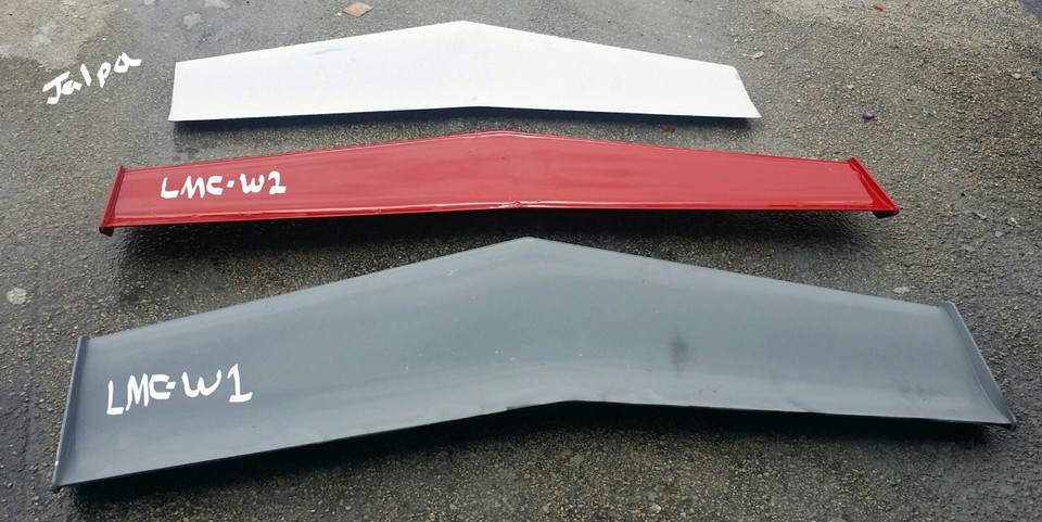 Lamborghini Countach Big rear Wing Complete 9pc FRP Composite No Rust ...