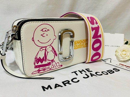 Marc Jacobs Peanuts Snoopy Collab Shoulder Crossbody Bag Tag Genuine ...