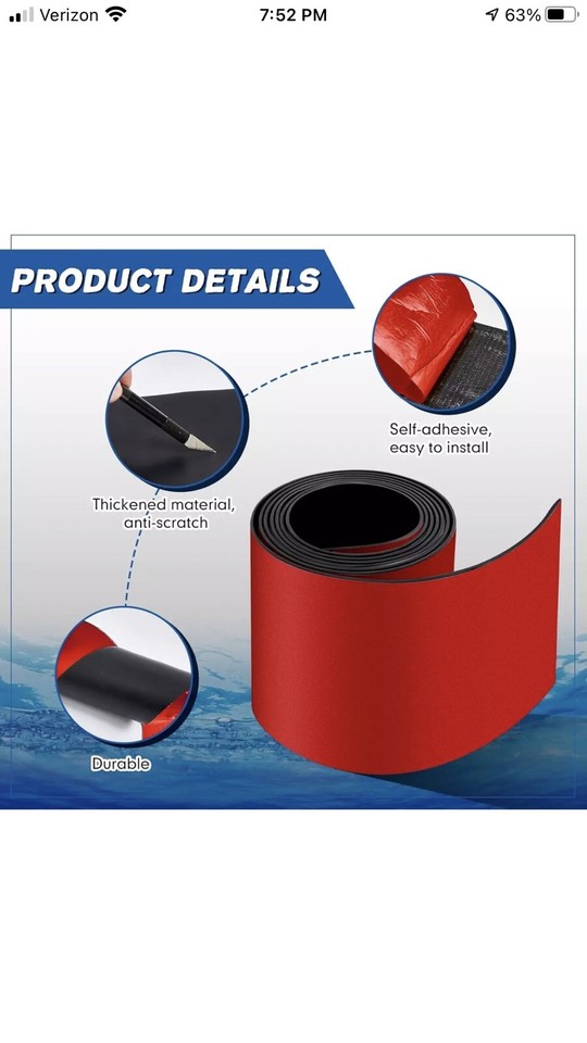 Boat Keel Guard Kayak Repair Patch Fiberglass Repair Kit for Hull DIY ...