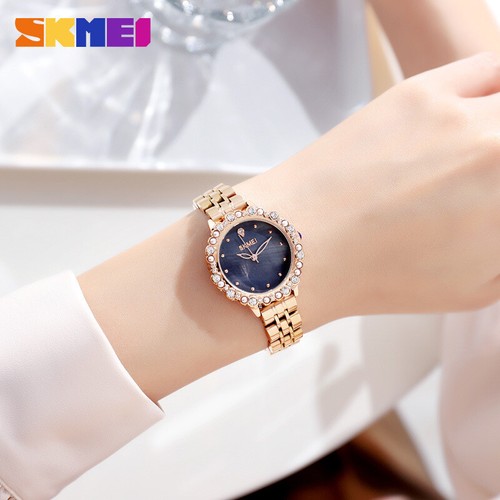 30m Time Stainless Steel Diamond Quartz Wristwatches Fashion Women ...