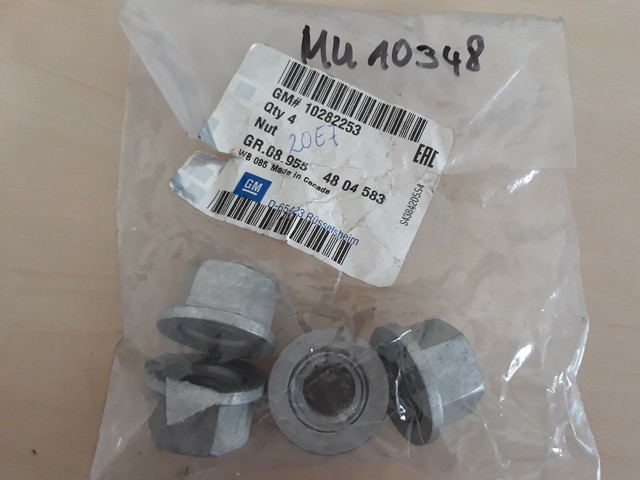 4x Original Opel Antara Mutter 10282253 - 4804583 Hinterachslenker oben ...