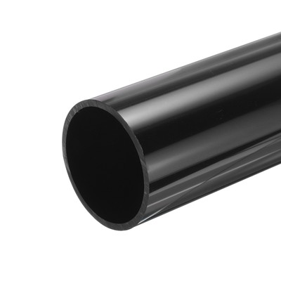 3 Zoll PVC-Rohr, rund, 67,8 mm ID, 75 mm OD, 500 mm, schwarz, für ...