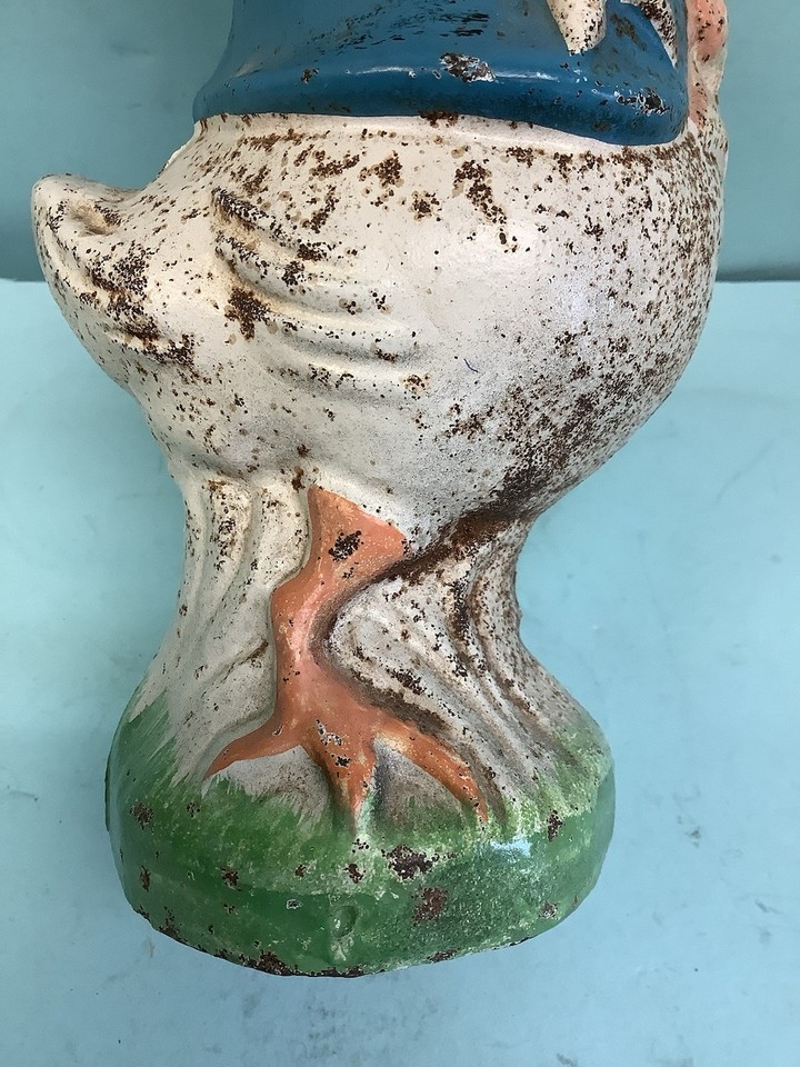 Vintage Cast Iron Doorstop ‘Donald Duck’ EMIG Co.#8007 9 1/2” Tall | eBay