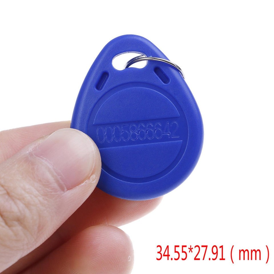 10Pcs TK4100 keychains 125KHZ RFID proximity id card token tags key ...