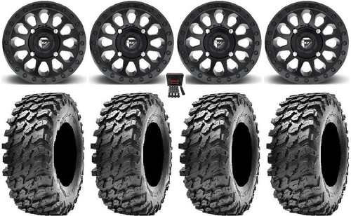 Fuel Vector MB 14" Wheels 28" Rampage Tires Textron Wildcat XX | eBay