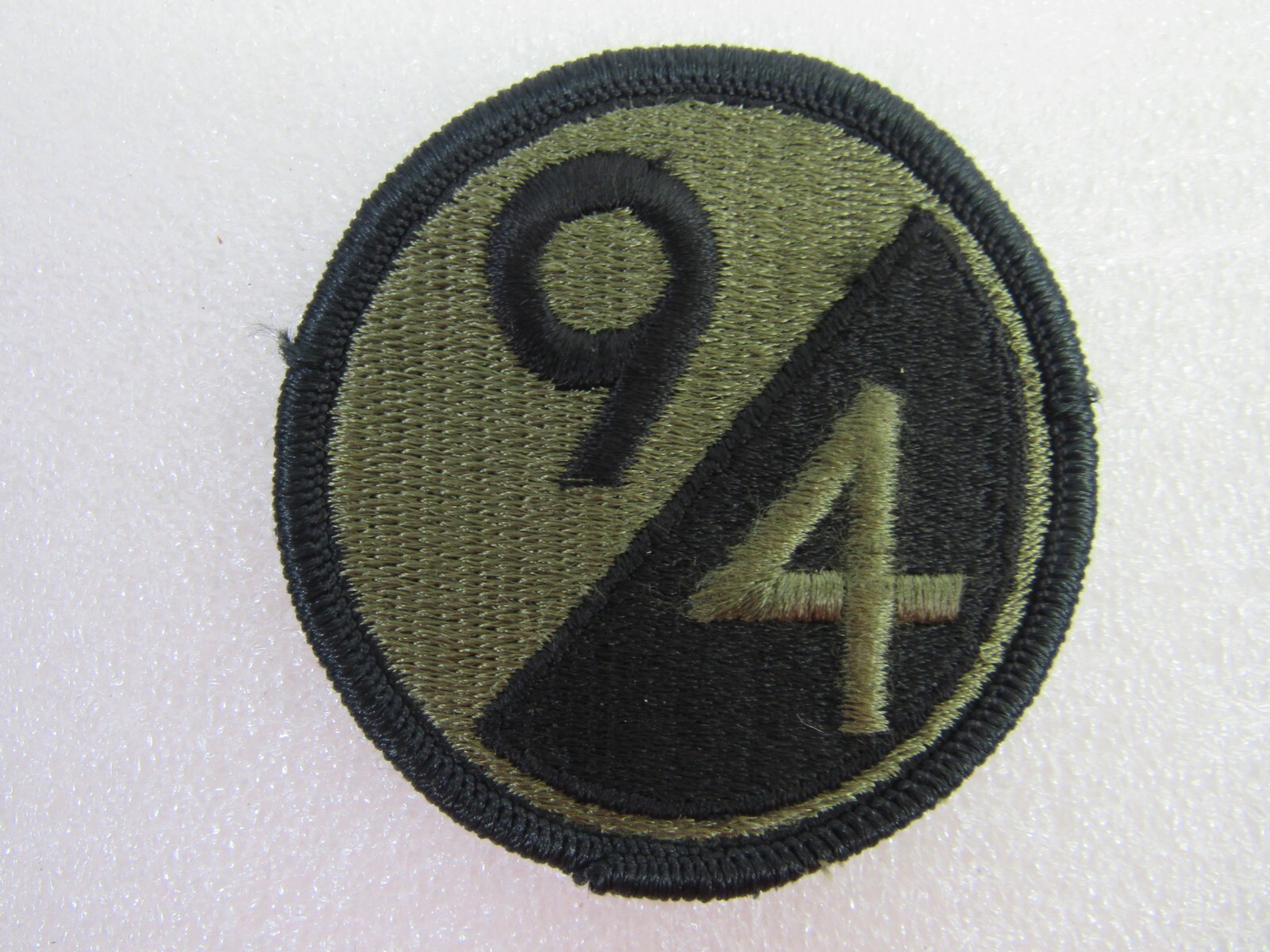 US Army 94th Infantry Subdued Sew On Shoulder Patch Insignia Vintage ...