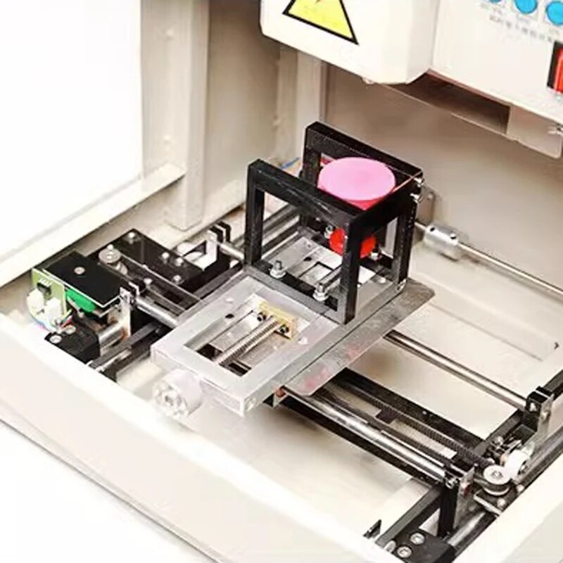 ZK19 Mesin Ukir Otomatis, Mesin Ukir Laser Kecil Vertikal 50W/40W | eBay