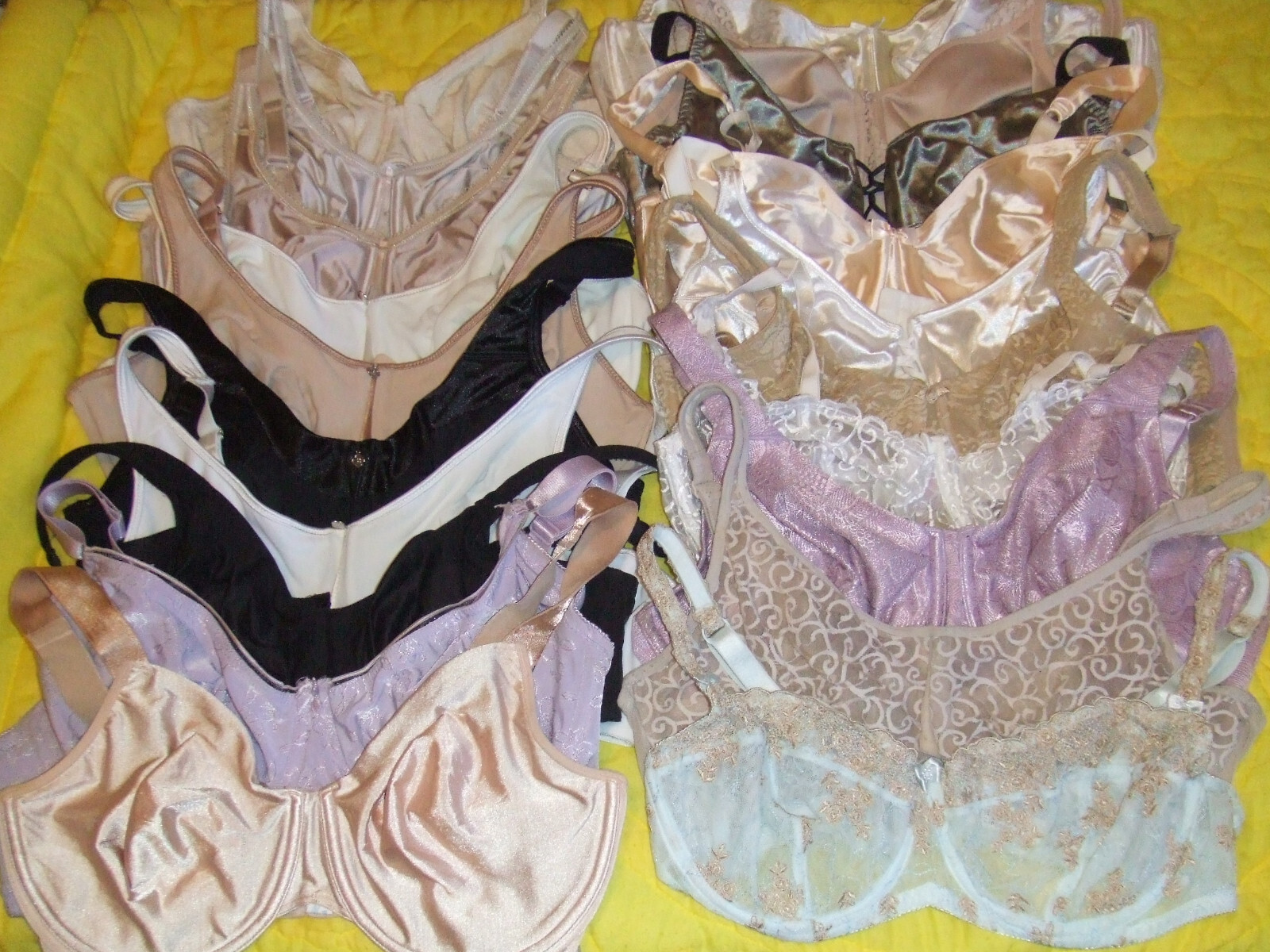 20 Bras VICTORIAS SECRET RUBY PINK Sheer Lace Mesh W… - Gem