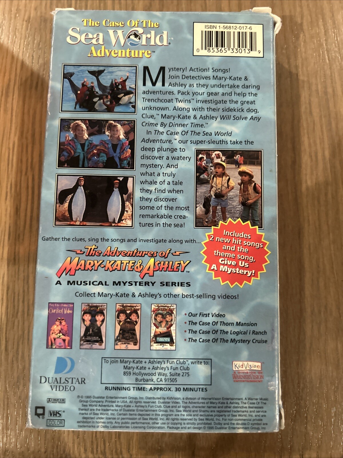 The Case of the Sea World Adventure by Mary-Kate and Ashley Olsen (VHS ...