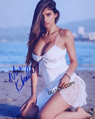 Mia Khalifa 8 x10" (20x25 cm) Autographed Signed Photo 4312 | eBay UK
