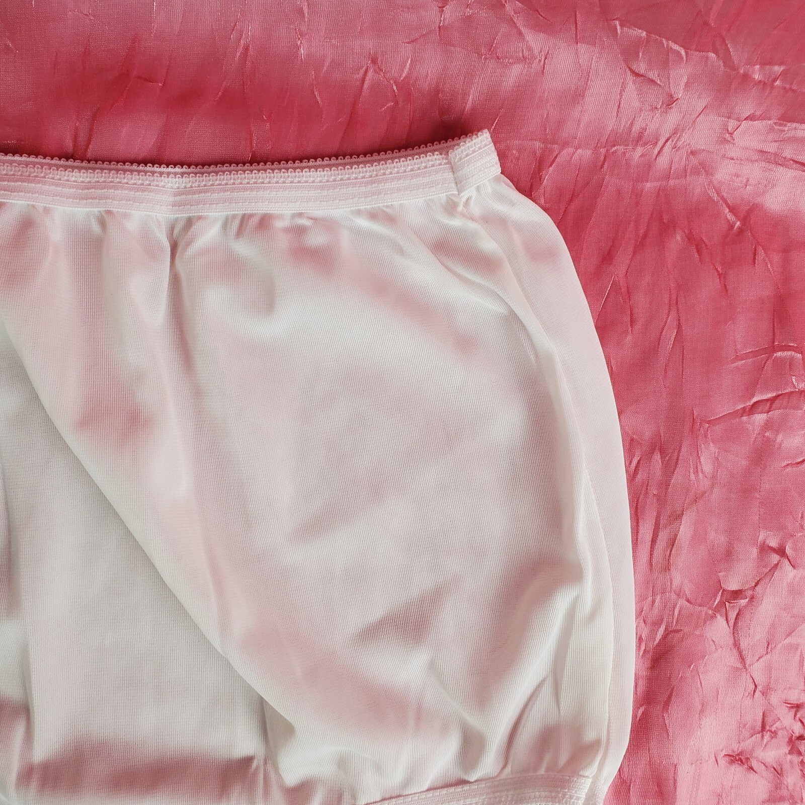 Vtg Mushroom Gusset Sheer Silky Nylon Panties Sz 7 Hi… - Gem