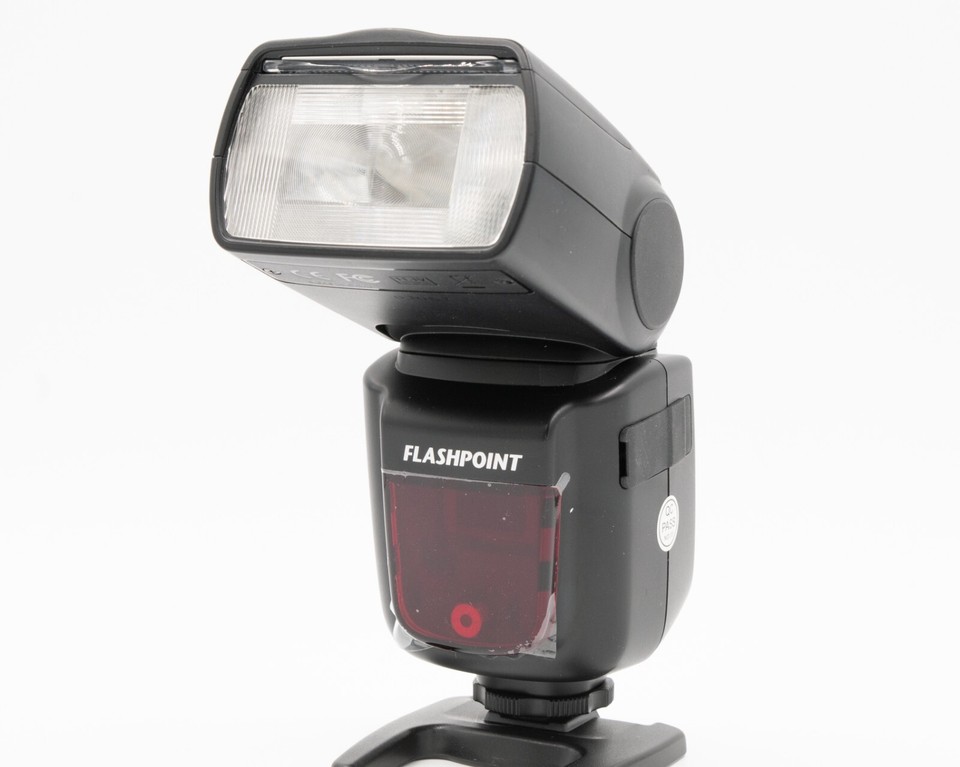Flashpoint Zoom Li-on R2 V850 Manual On-Camera Flash w/Battery & Charger | eBay