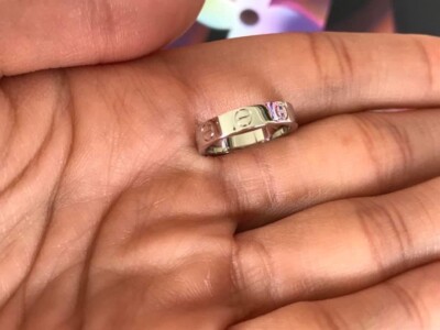 Cartier Love Ring Polished 18k White Gold Size 47 Band | eBay Cartier Love Ring Polished 18k White Gold Size 47 Band | eBay
