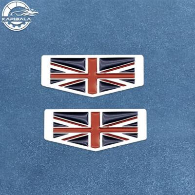 2PCS Metal Union Jack UK Flag Car Trunk Fender Emblem Badges Decal ...