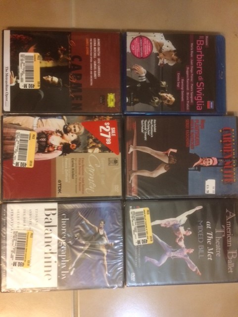 new Opera/ Ballet/ Classical Music DVDs- pick 2 or + to get a shipping ...