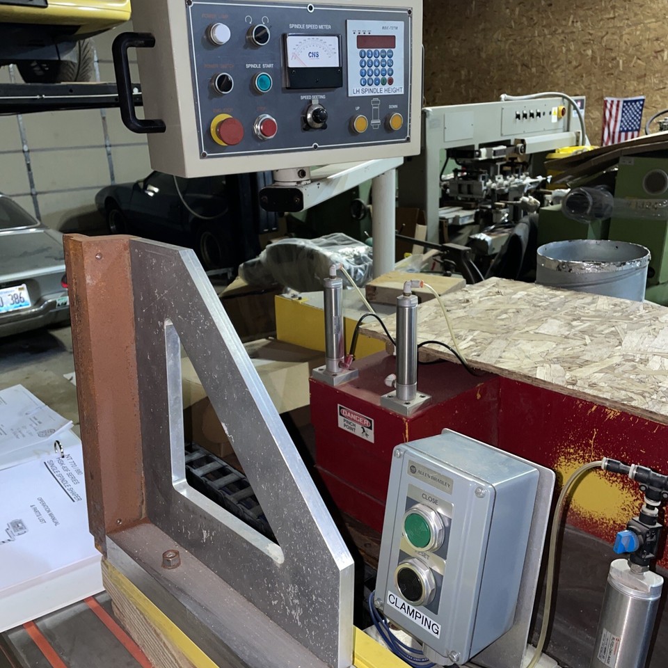 Northtech double shaper Coping Machine. 2- 10 Hp Coping Heads ...