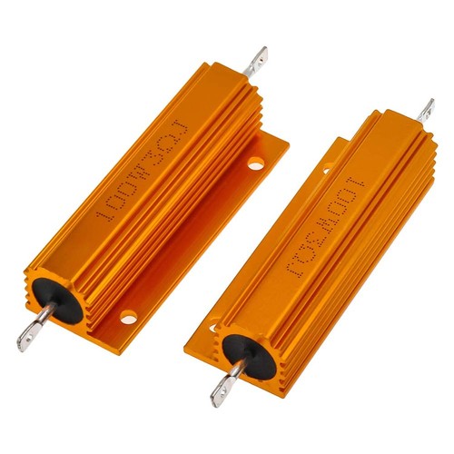 Wirewound Resistor 3 Ohm 100W Aluminum Case Chassis Mounted Resistor ...