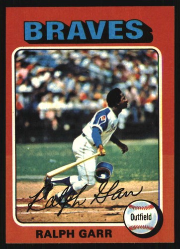 1975 Topps Mini #550 Ralph Garr EX/EX+ Braves 606562 | eBay