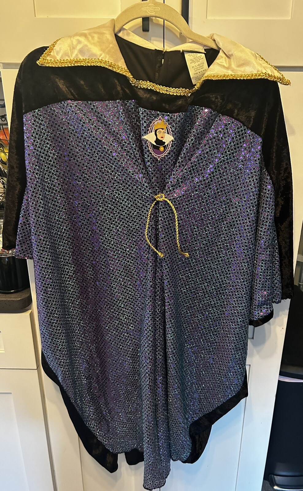 Disney Store Villain Evil Queen Cloak Cape Costume Bl… - Gem