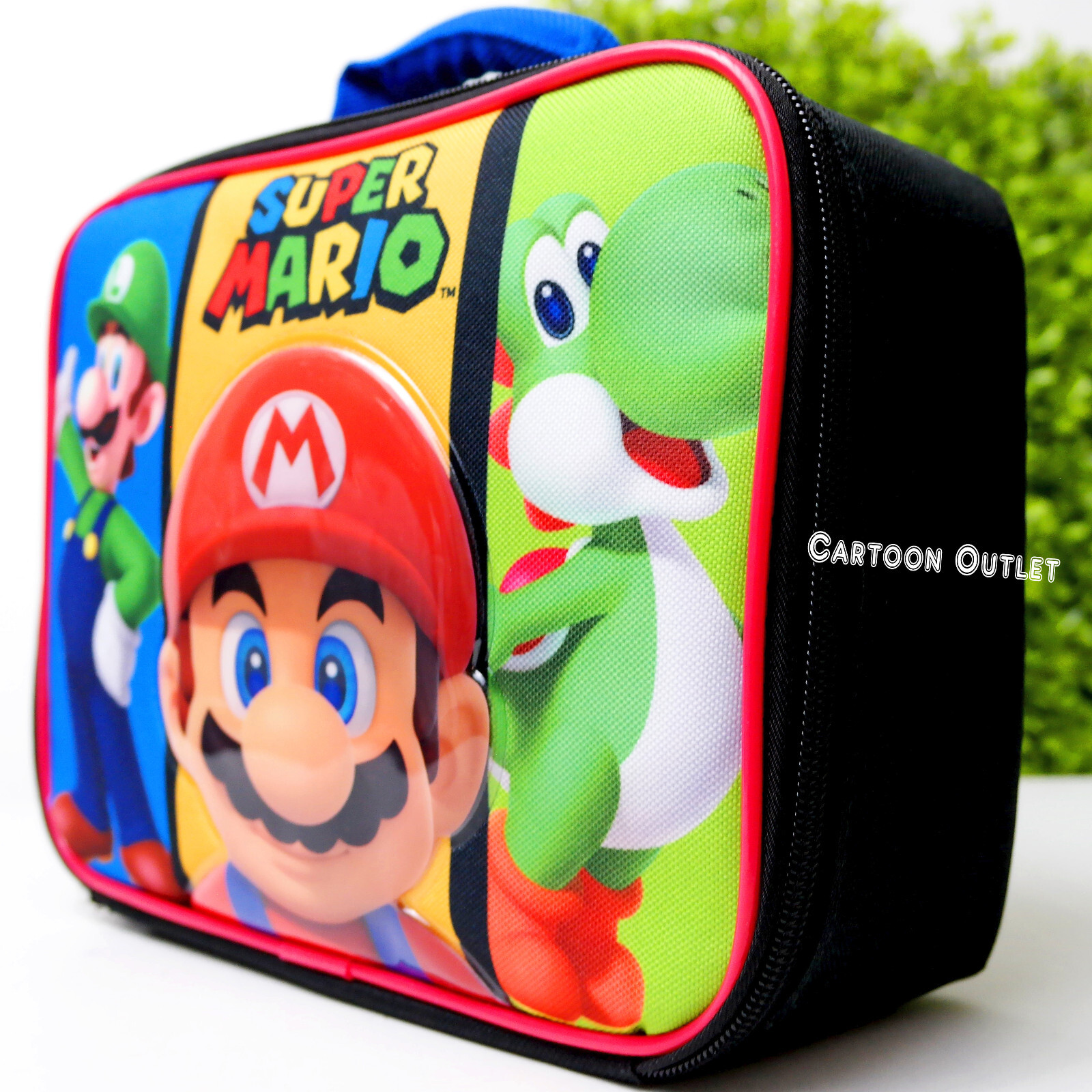 Super Mario School Lunch Box Insulated Bag Kids Luigi Yoshi Lunch Snack ...