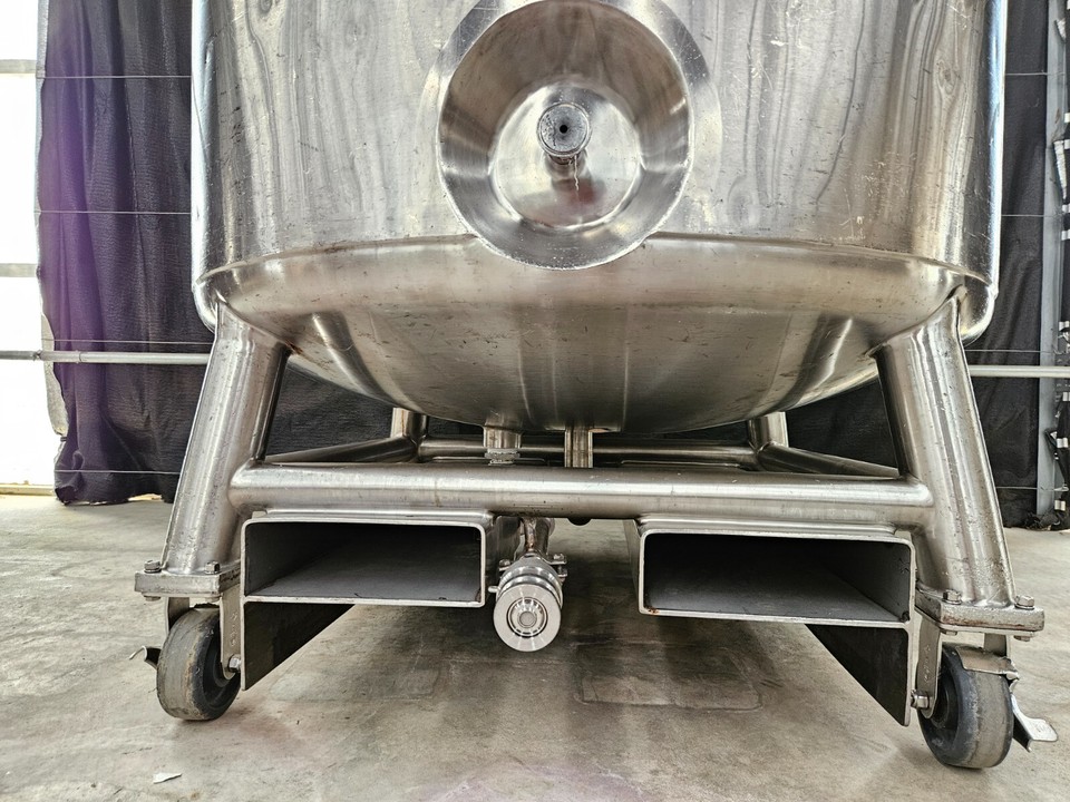 316L S S NATL BD Stainless Steel Jacketed Reactor Tank 870 Liter Top 316l-s-s-natl-bd-stainless-steel-jacketed-reactor-tank-870-liter-top