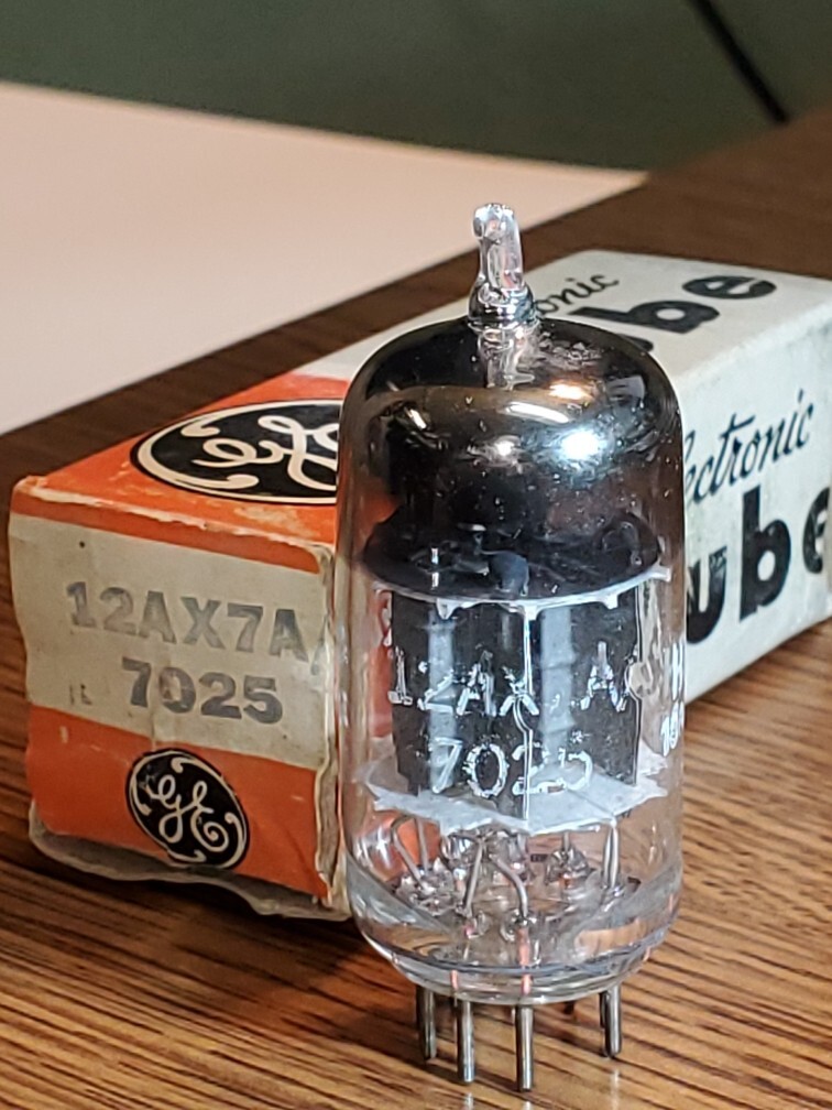 7025/12AX7A/ECC83 GE NOS/NIB MaxiPreamp2/TV7 tested (1) tube lot | eBay