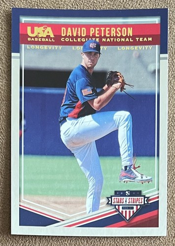 2018 Panini Stars & Stripes Longevity David Peterson Rookie #81 USA ...
