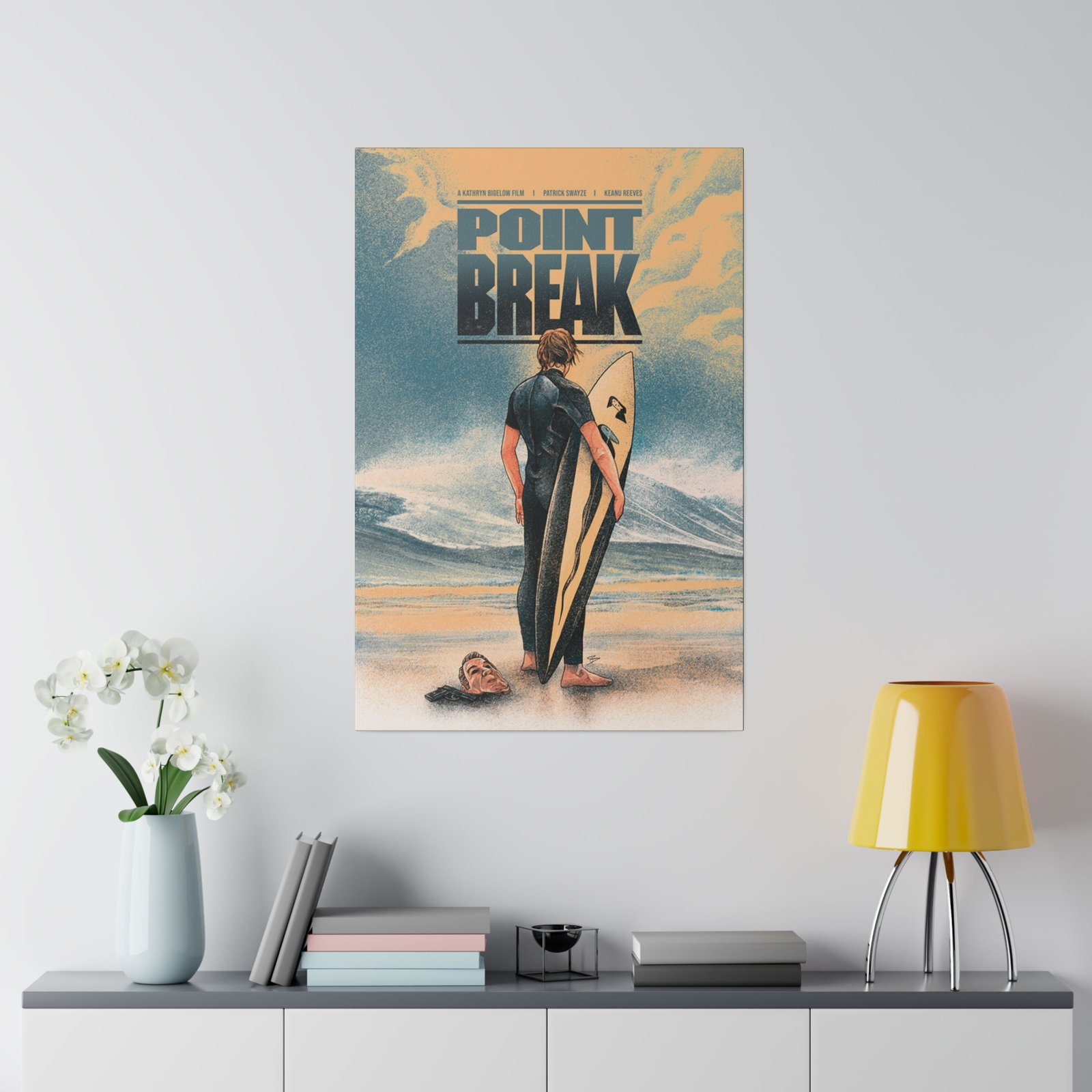 Point Break Bodhi Wave Custom Canvas Wall Print | eBay