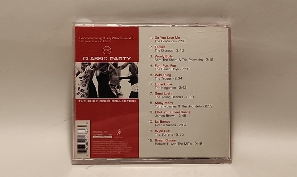 Classic Party: Pure Gold Collection - Music CD - Universal Music USA ...