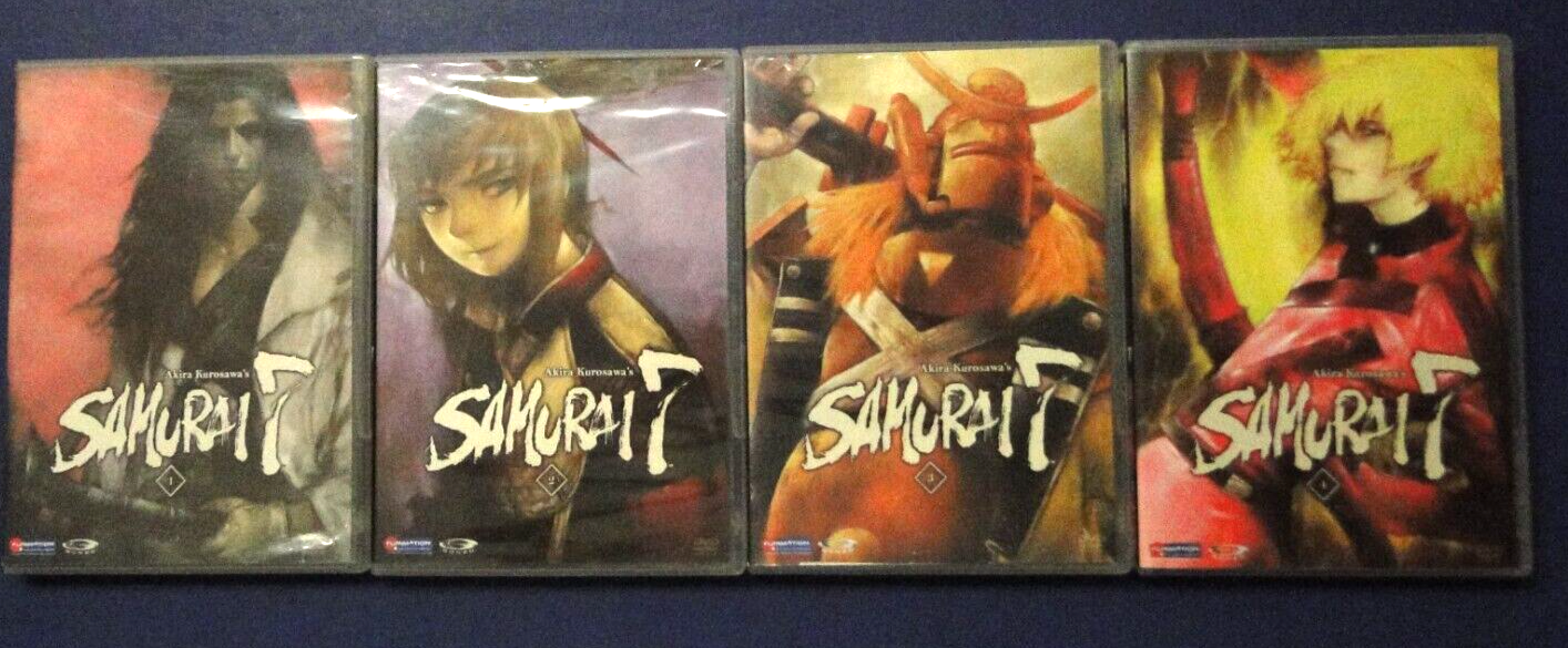 Lot of 4 Akira Kurosawa's SAMURAI 7 vol. 1-4 DVD | eBay