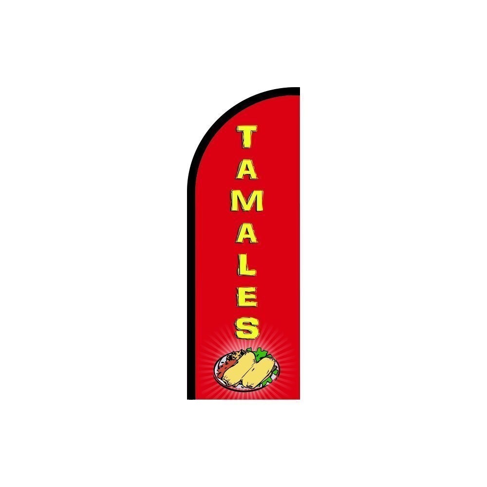 Tamales Feather Flag, Outdoor Advertising Business Banner Sign FLAG ...