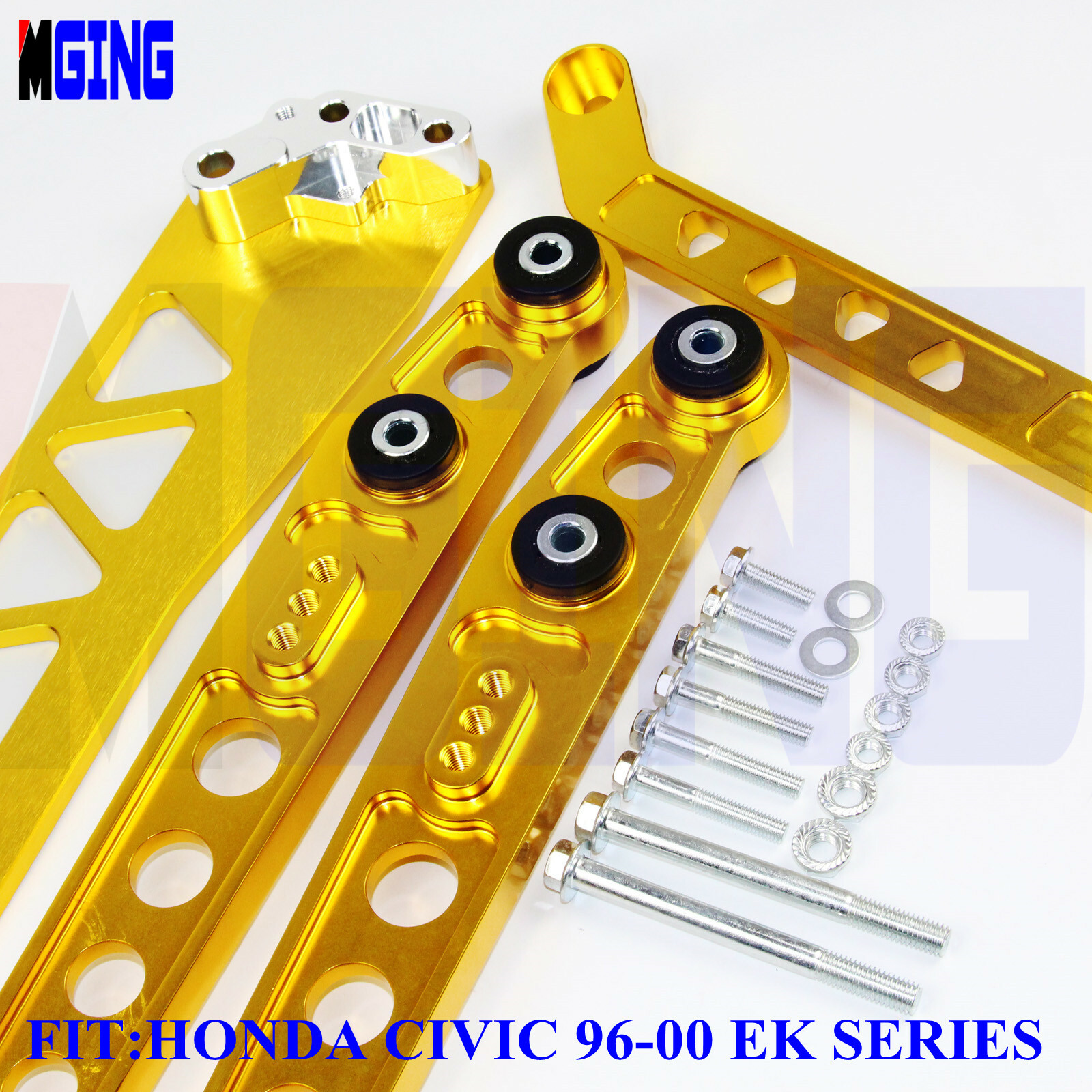 SKunK2 Rear Lower Subframe Brace Control Arm Tie Bar For Honda Civic 96 ...