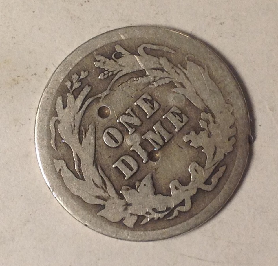 Old World Coin Lot US 90% Silver Barber Dime 1911 G+ Dings KM113 .0723 ASW | eBay