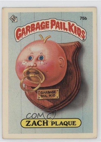 1985 Garbage Pail Kids Series 2 Glossy Zach Plaque (Jolted Joe Puzzle ...