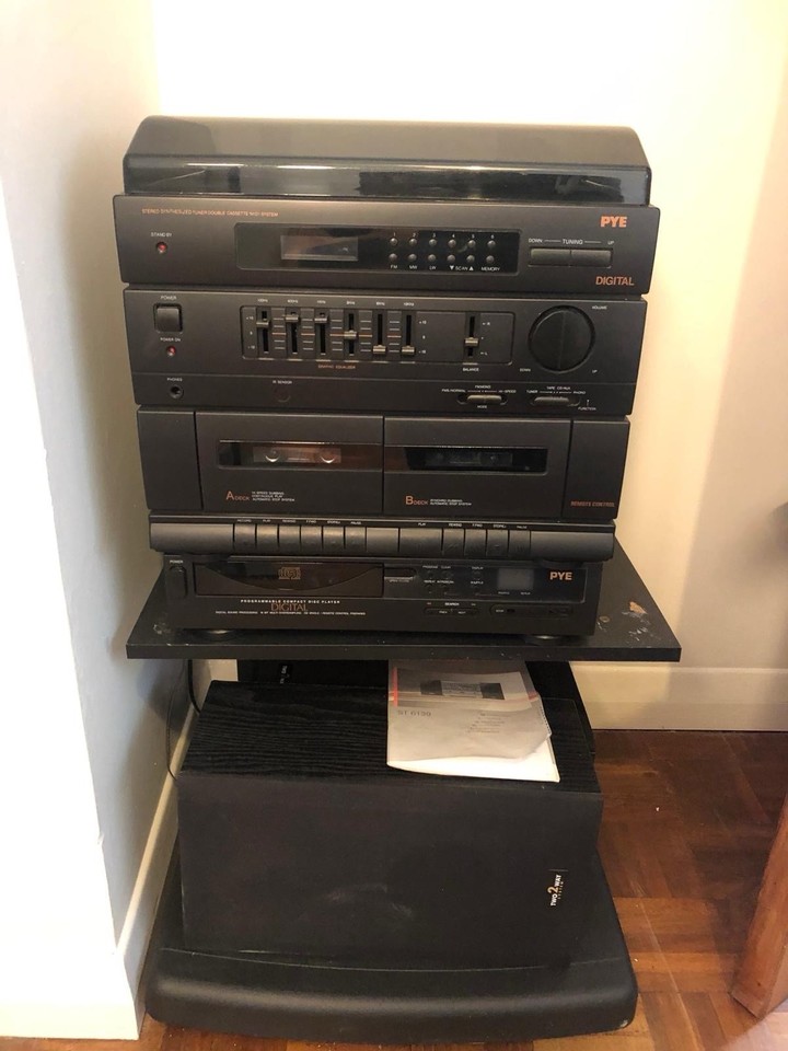 Pye Vintage HiFi CD Cassette Stereo System | eBay UK