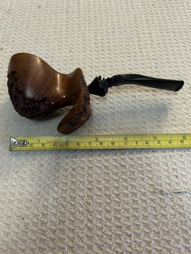 Vintage Exquisite Micoli Carved Intricate Detail Freehand Estate Pipe ...