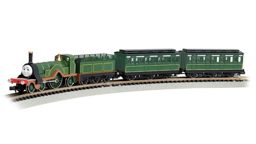 Bachmann 24031 Thomas & Friends Emily N Gauge Steam Passenger Train Set ...