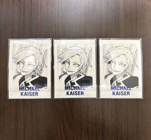 Blue Lock Pashakore Michael Kaiser Set of 3 Premium Collectible Cards ...