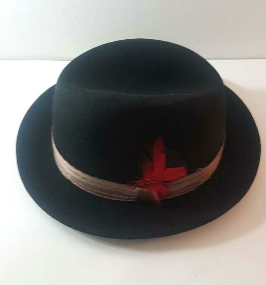 Vintage BILTMORE SENATOR Hat Black Campeau 6 5/8 53 c… - Gem