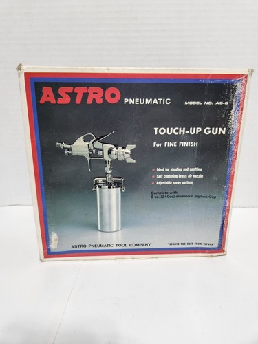 Astro Pneumatic Touch-Up Gun Model AS-6 For Fine Finish w/ 8 oz ...