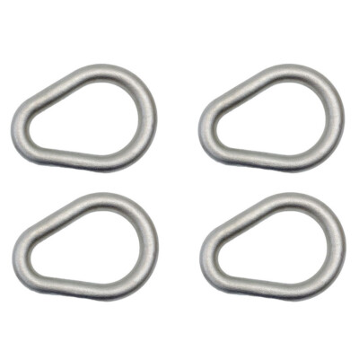 1" Drop Forged Wire Rope Pear Link Master Link 3750Lb WLL Stainless ...