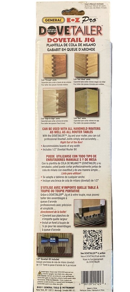 The Dovetailer II EZ Pro Dovetail Jig No. 860 | eBay