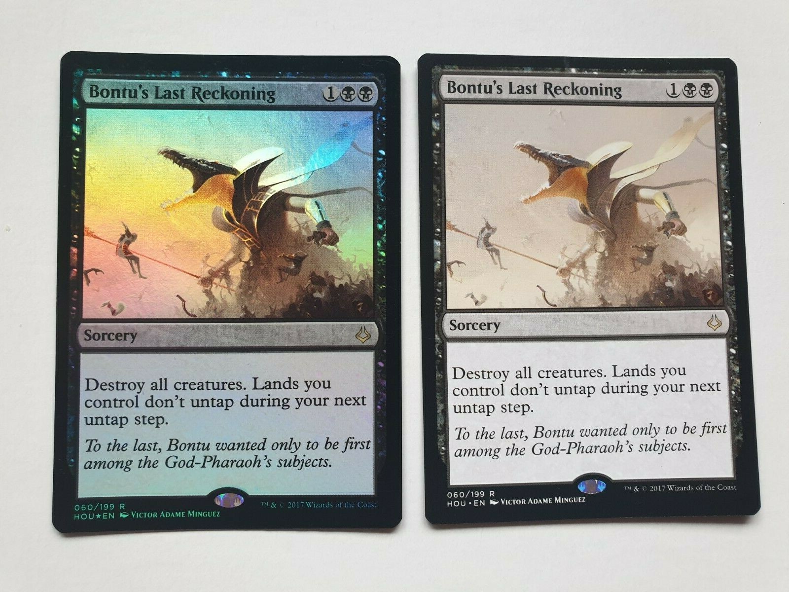 Magic - MTG Bontu's Last Reckoning - Hour of Devastation - Rare x2 Inc ...