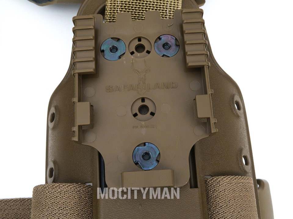 Safariland Coyote RH Holster Leg Shroud For Operator Colt M45A1 Pistol ...